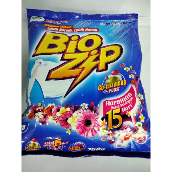 READY STOCK Bio Zip Flora Detergent Powder 750g Blue | Shopee Malaysia