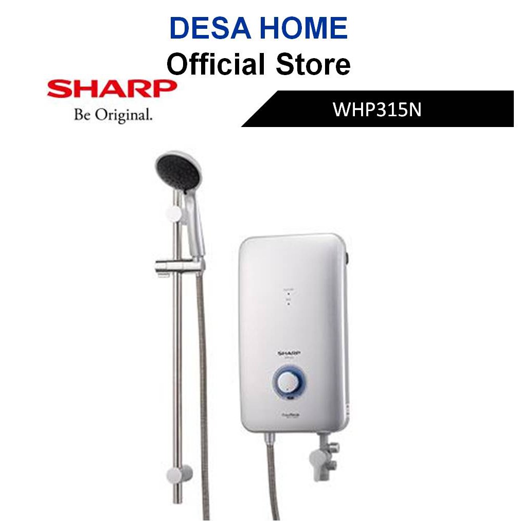Sharp WHP315N 5 in 1 Shower Water Heater with DC Inverter Booster | Shopee Malaysia