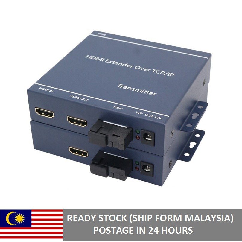 HDMI Extender Over Fiber Optical HDMI Media Converter 1080P Singlemode ...