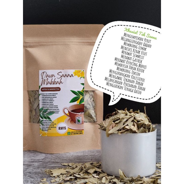 TEH SENNA DETOX SLIMMING TEA DAUN SANNA TEH KURUS | Shopee Malaysia