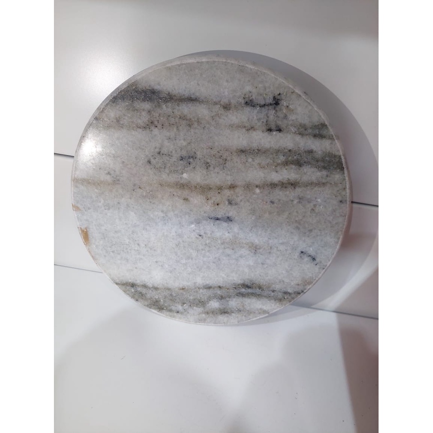 Marble Chapati stone diameter 22cm / Rolling board / Roti Maker with ...