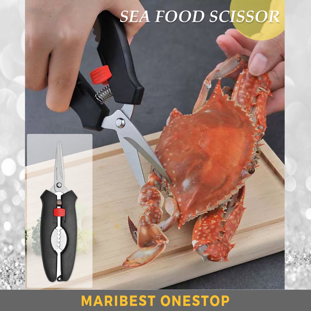 Seafood Scissor Lobster Scissor Stainless Steel Kitchen Scissor shrimp ...
