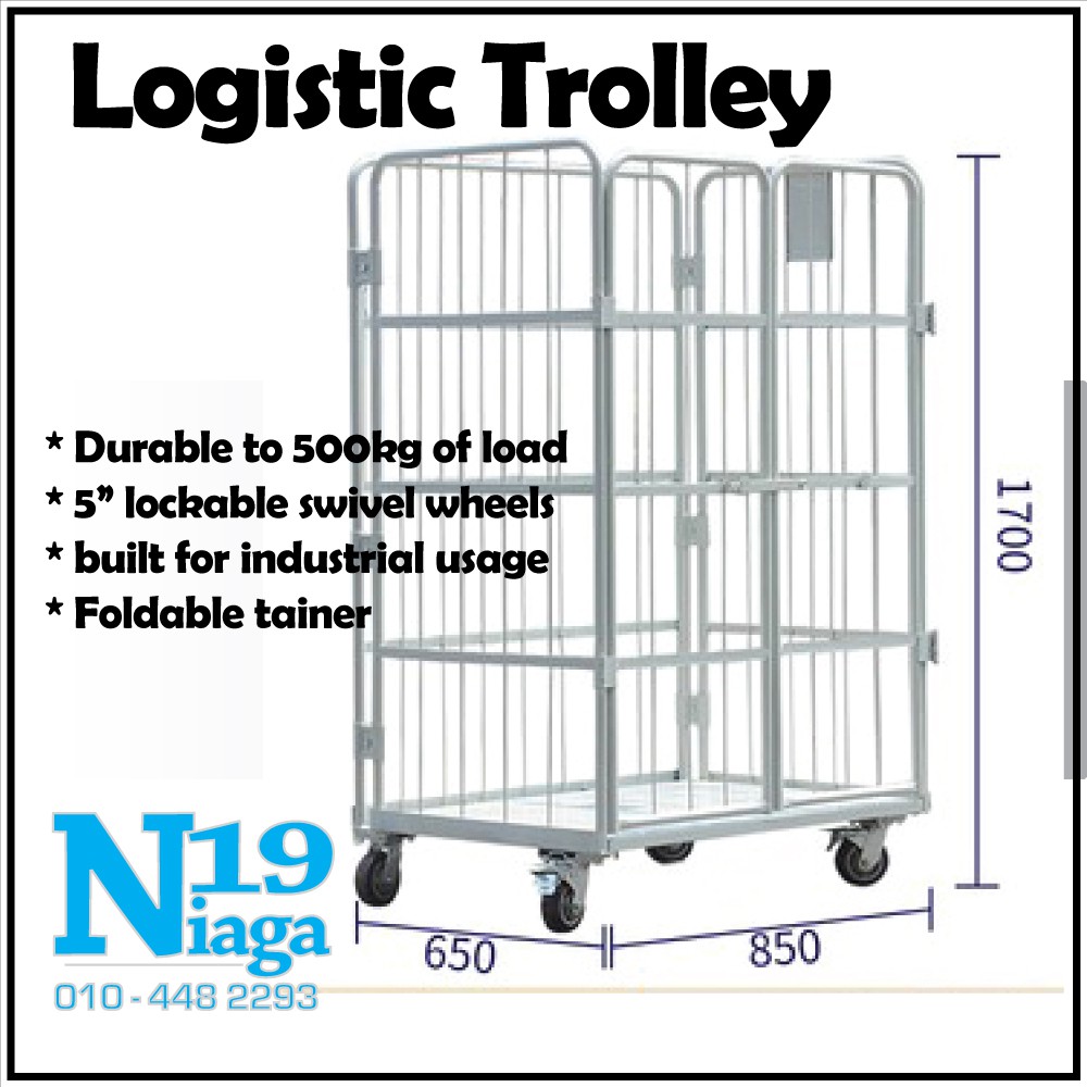Work Tainer with Door Logistics Small Roll Cage Roll Container ...
