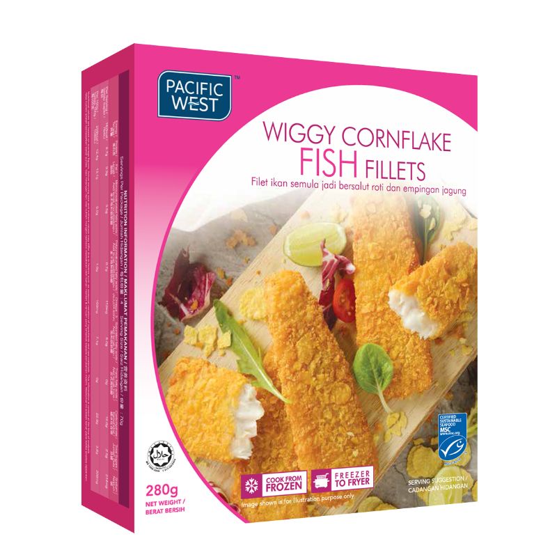 PW Premium Wiggy Cornflake Fish Fillets 280g Frozen | Shopee Malaysia