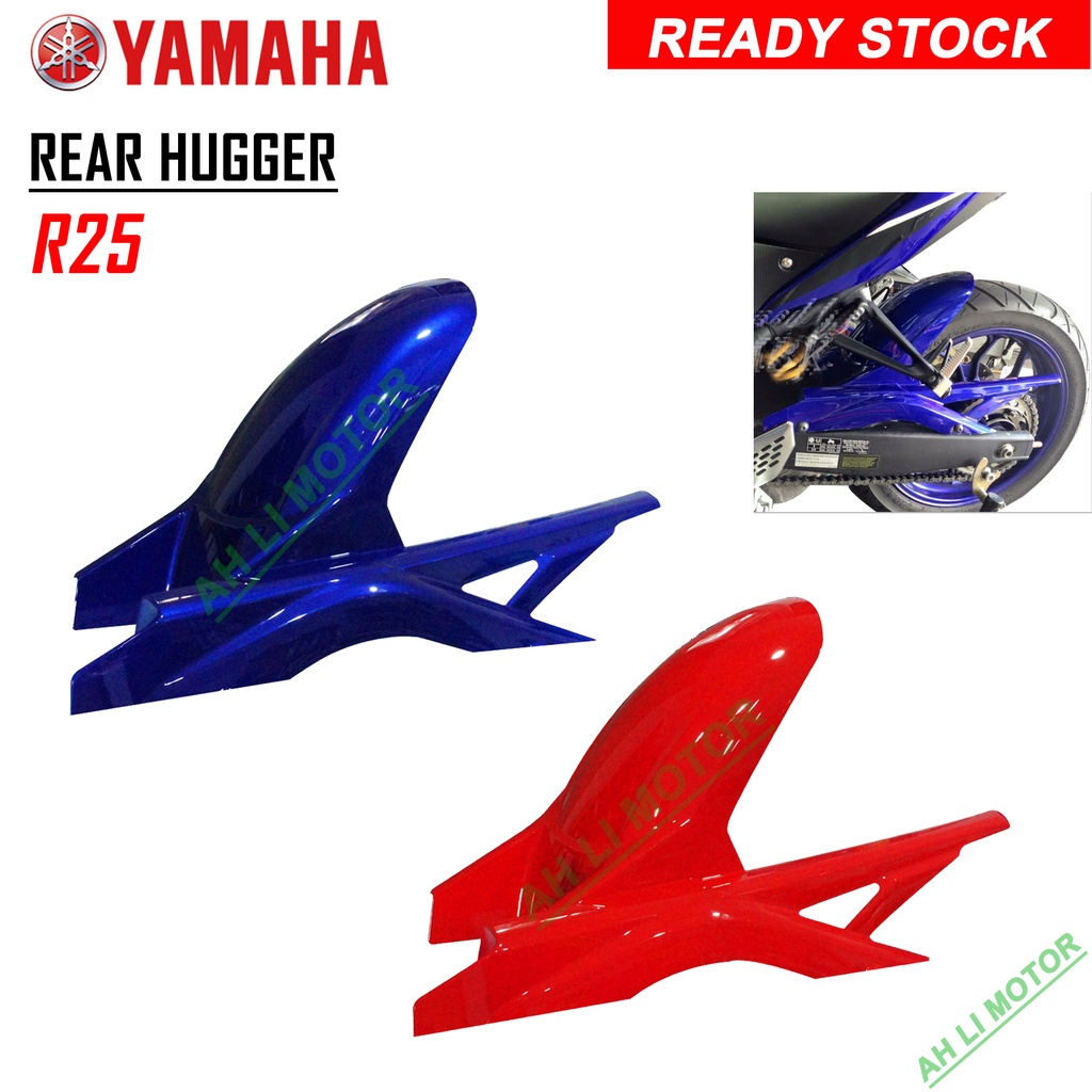 REAR HUGGER R25 FIBRE HIGH QUALITY (SCREW HOLE DIY) | Shopee Malaysia