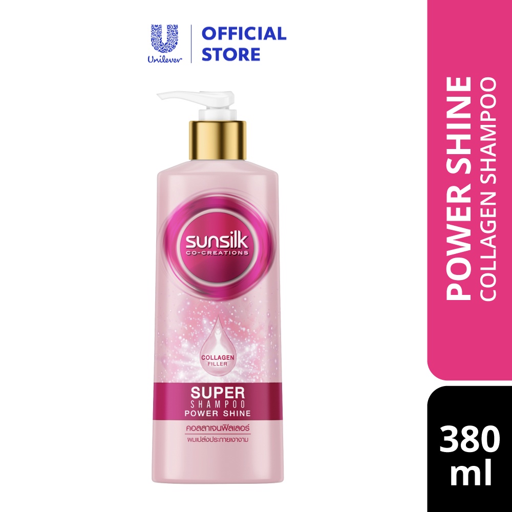 SUNSILK Super Collagen Shampoo Power Shine 380ml | Shopee Malaysia