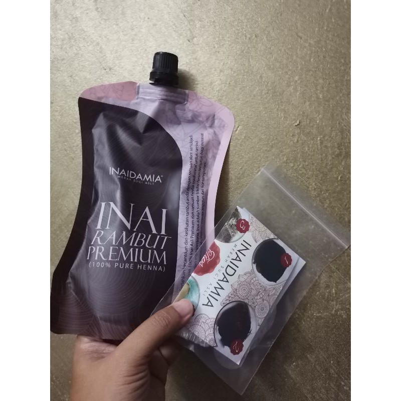 INAI RAMBUT PREMIUM HALAL SAH SOLAT INAI DAMIA ASLI READY STOCK ...