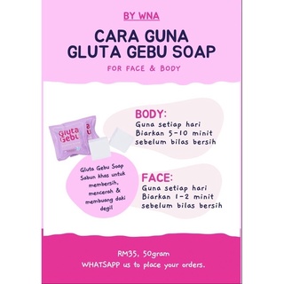 [READYSTOCK] SCRUB BY WNA SABUN GLUTA GEBU BUBUK MUTIARA NEW FORMULA ...