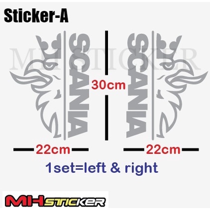 Scania Custom Design Cutting Stickers-Part 3 (Lorry, Cars, Motor ...