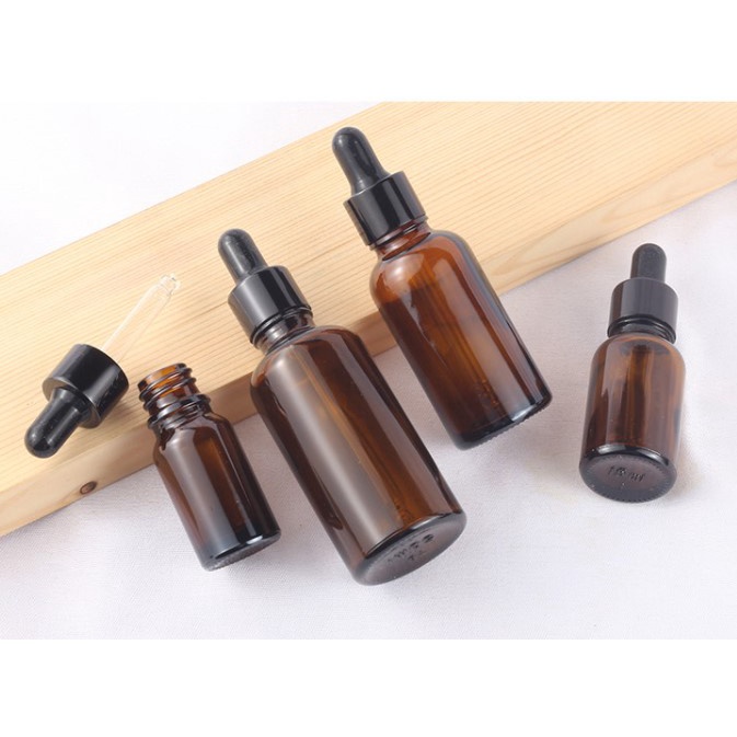 [Ready Stock] 100ml Thick Amber Glass Bottle Inner Dripper Bottle ...