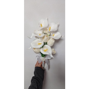 BUNGA TANGAN CALLA LILY TULIP EKSLUSIF MODEN ATAU TRADISIONAL/MURAH ...