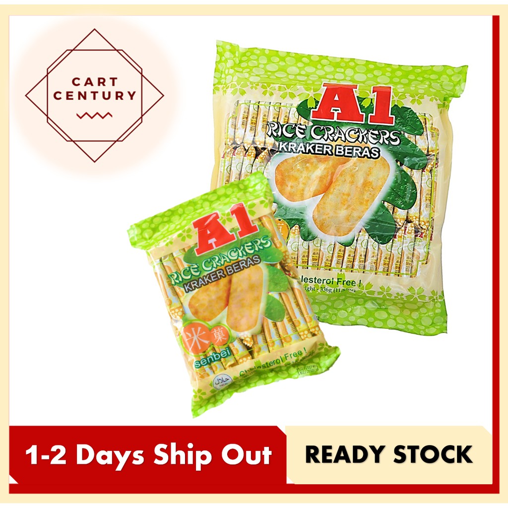 *HALAL* A1 Rice Crackers - 112 g (20's) / 336 g (60's) --FREE BUBBLE ...