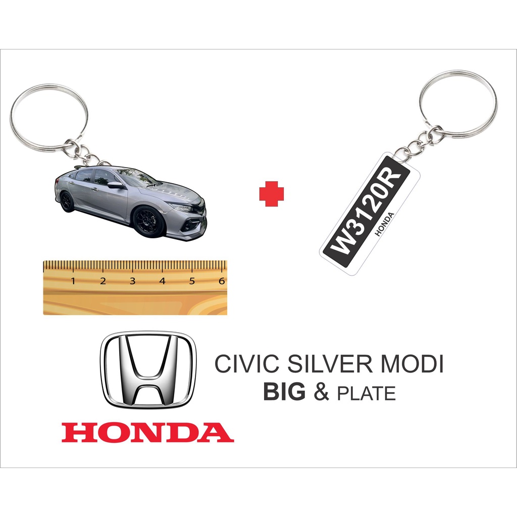 honda civic modi sideview keychain 2d | Shopee Malaysia