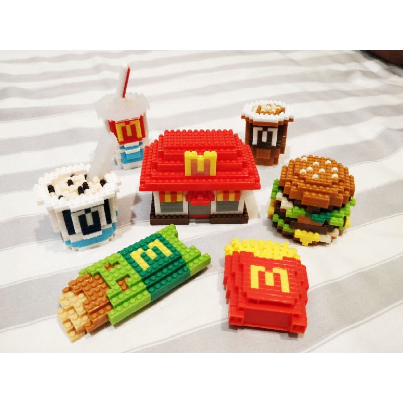 Mcdonald's Nanoblock Food Icon Series (Full Set) | Shopee Malaysia