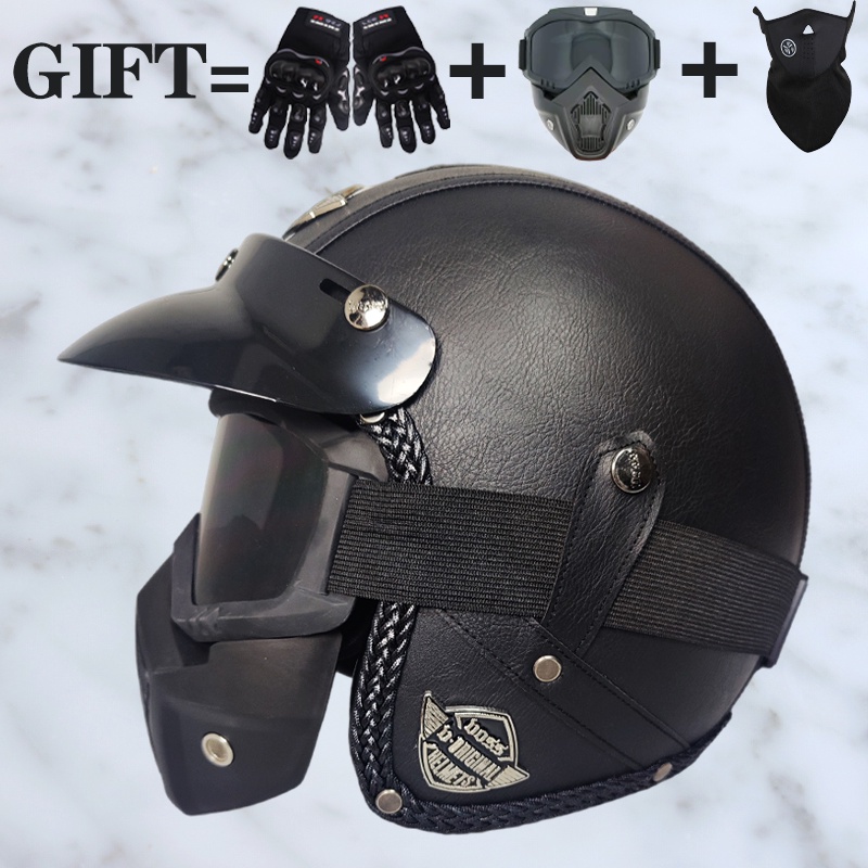 Moto Vintage Motorcycle Helmet Moto Motorcycle Casque Vintage Engine ...