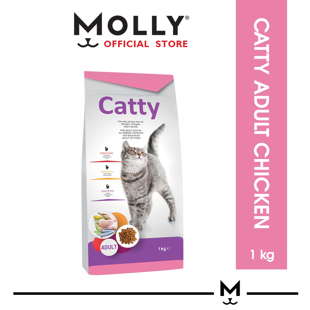 Catty Adult Chicken Cat Foods (1kg) | Shopee Malaysia