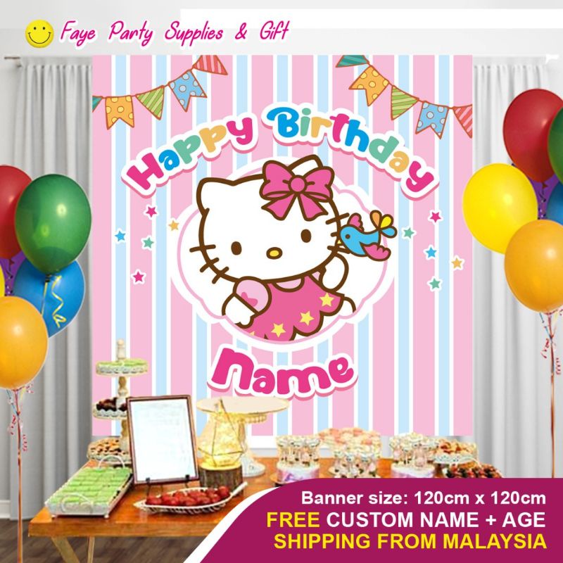 Hello Kitty Name Banner