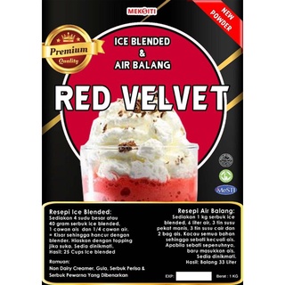 serbuk ice blended premium red velvet | Shopee Malaysia