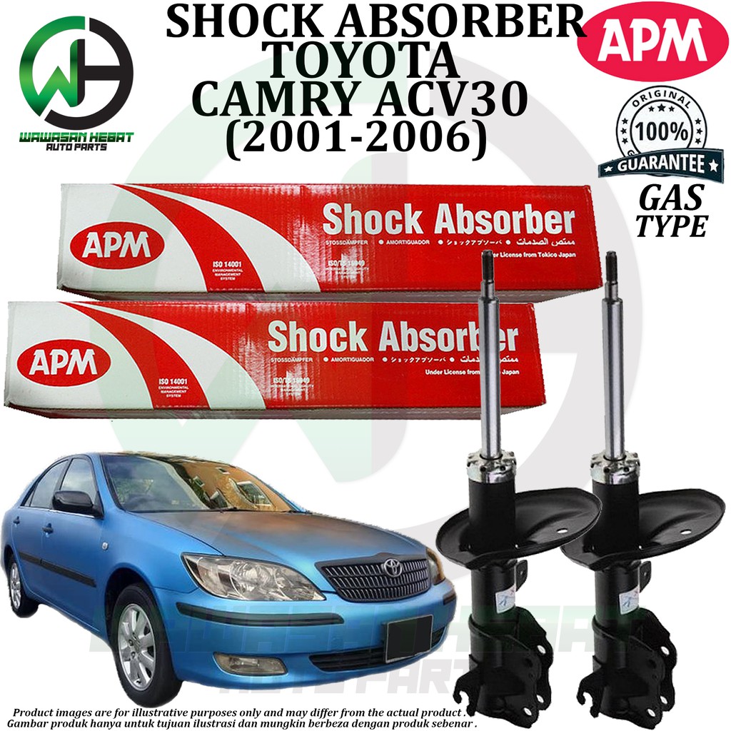 Toyota Camry ACV30 Front / Rear Gas Shock Absorber APM *Original* (2001 ...