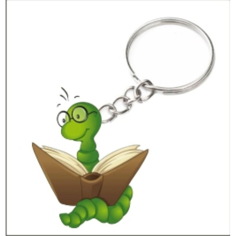 bookworm acrylic keychain (1pc) | Shopee Malaysia
