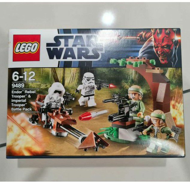 LEGO 9489 STAR WARS Endor Rebel Trooper & Imperial Trooper Battle Pack ...