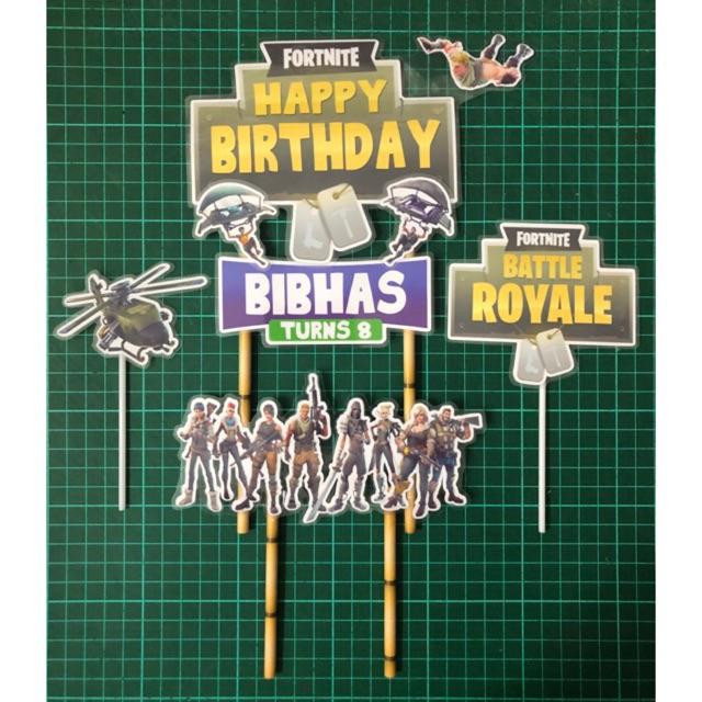 Fortnite cake topper | BeeCost