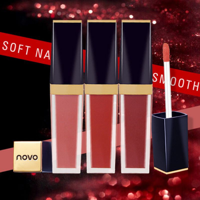 Novo Smooth Lip Liquid Pigment Nude Matte Lipstick Pencil | Shopee Malaysia
