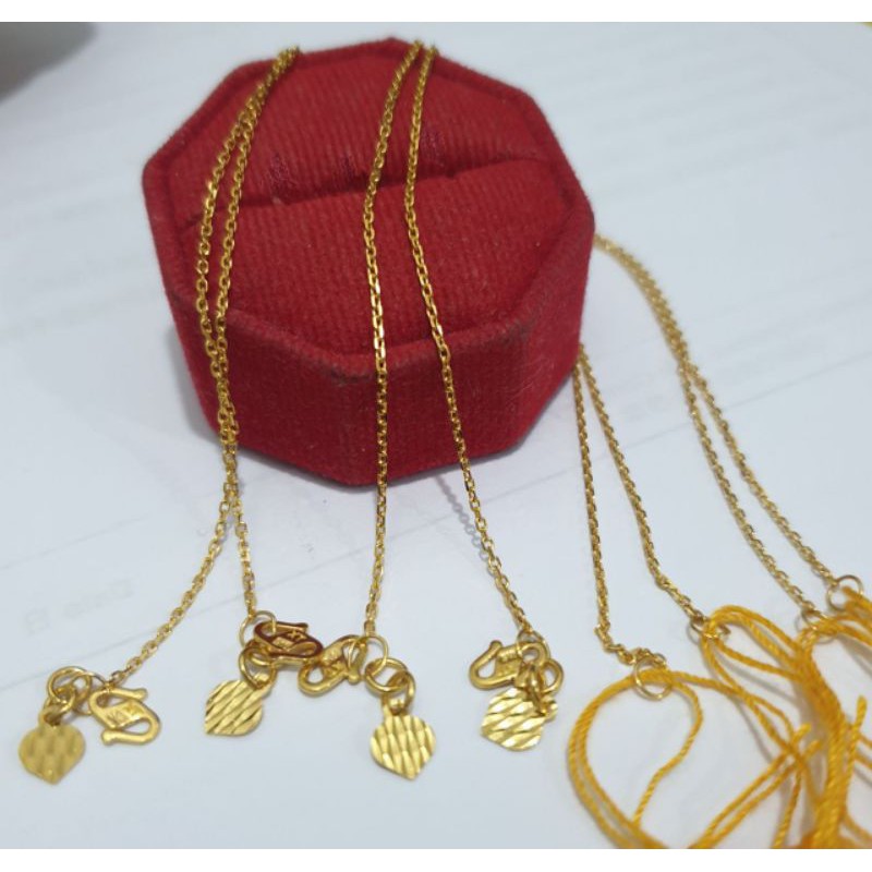 Rantai tangan sauh padu 100% emas 916 | Shopee Malaysia