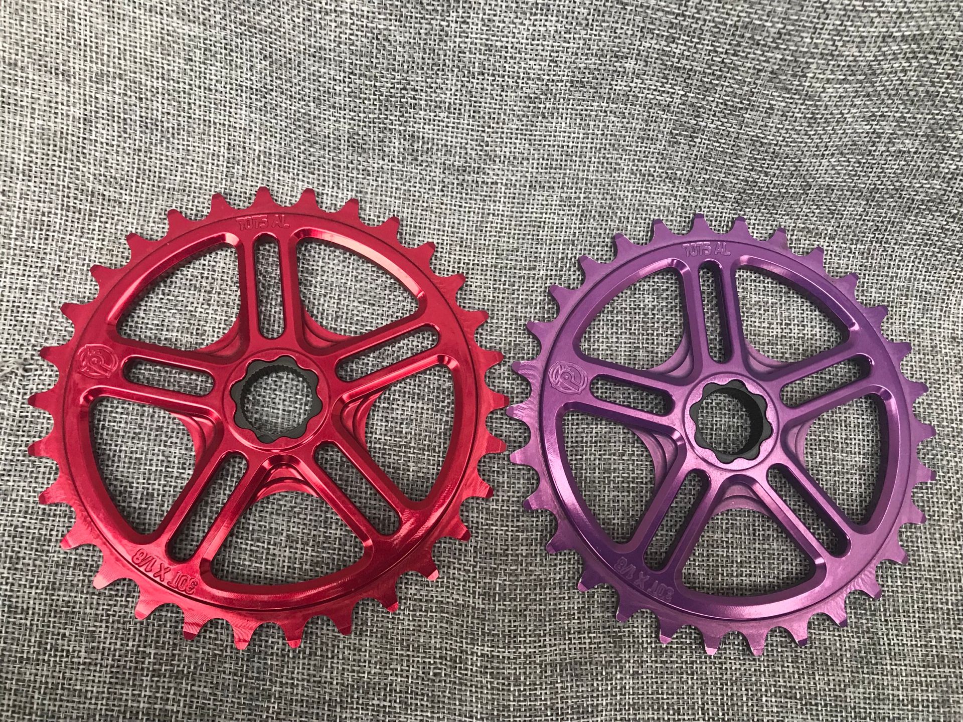 U.S.-made Profile racing 19mm axis lock chainring 30t bmx action dead ...