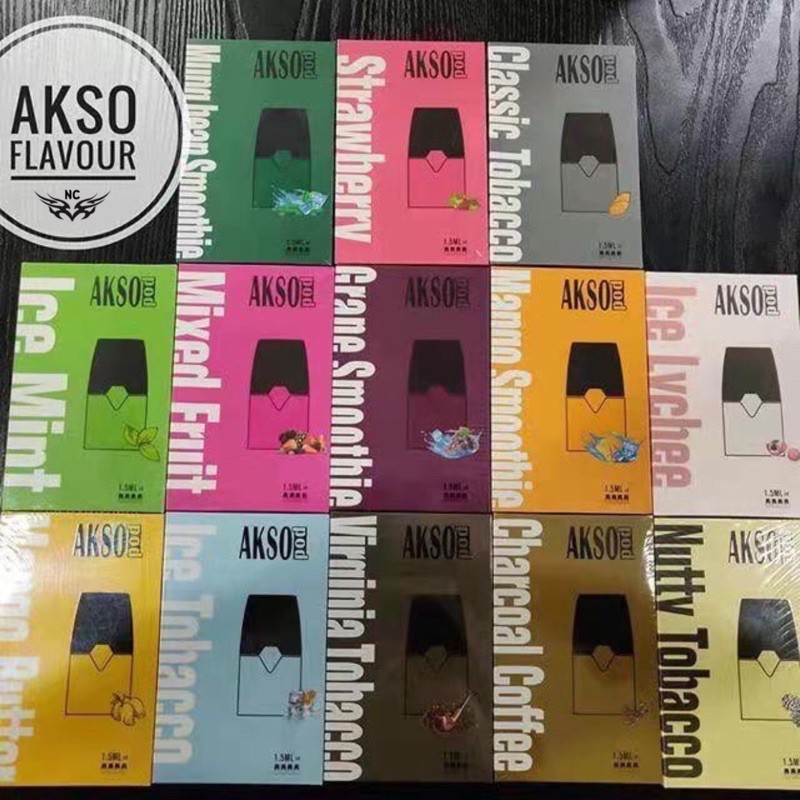 Original aksostandard device & 𝙰𝙺𝚂𝙾 pod refillable empty pod 𝔸kso os ...