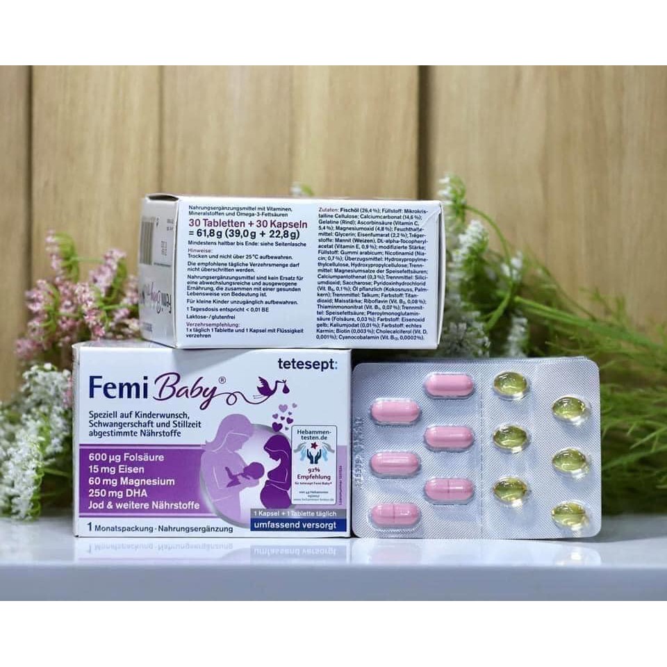Femi Baby oral tablet supplements multivitamins for pregnant mothers ...