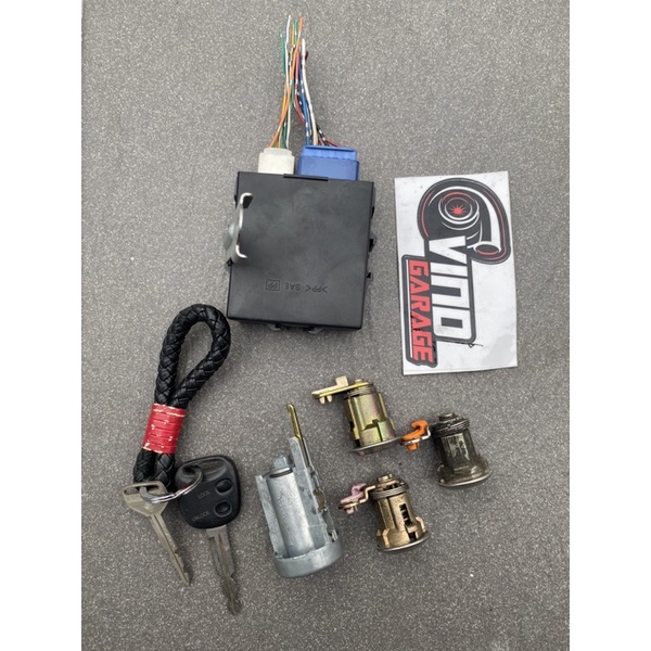 Kunci Set Complete Alarm Mira Gino L7 L9 for Perodua Kelisa, Kenari ...