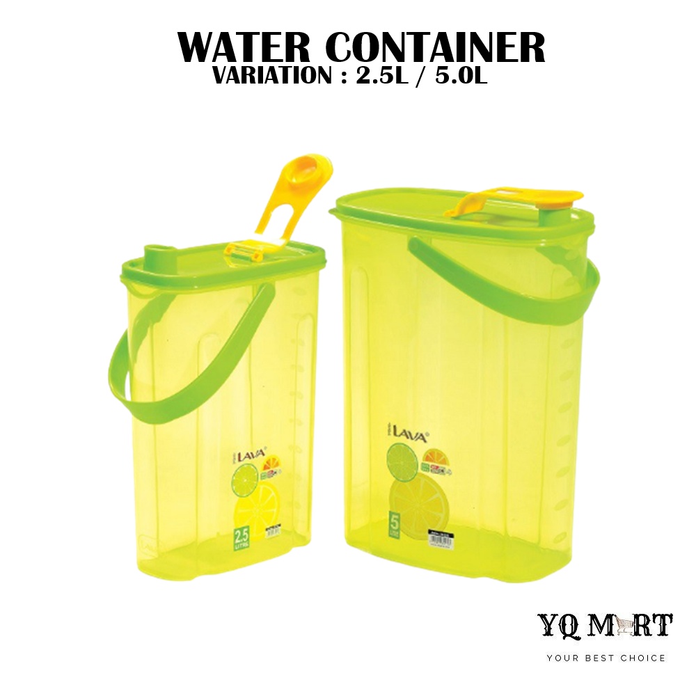 Water Container 2.5L/5.0L/Big Size Water Bottle/ Botol Air Besar/ Jug ...