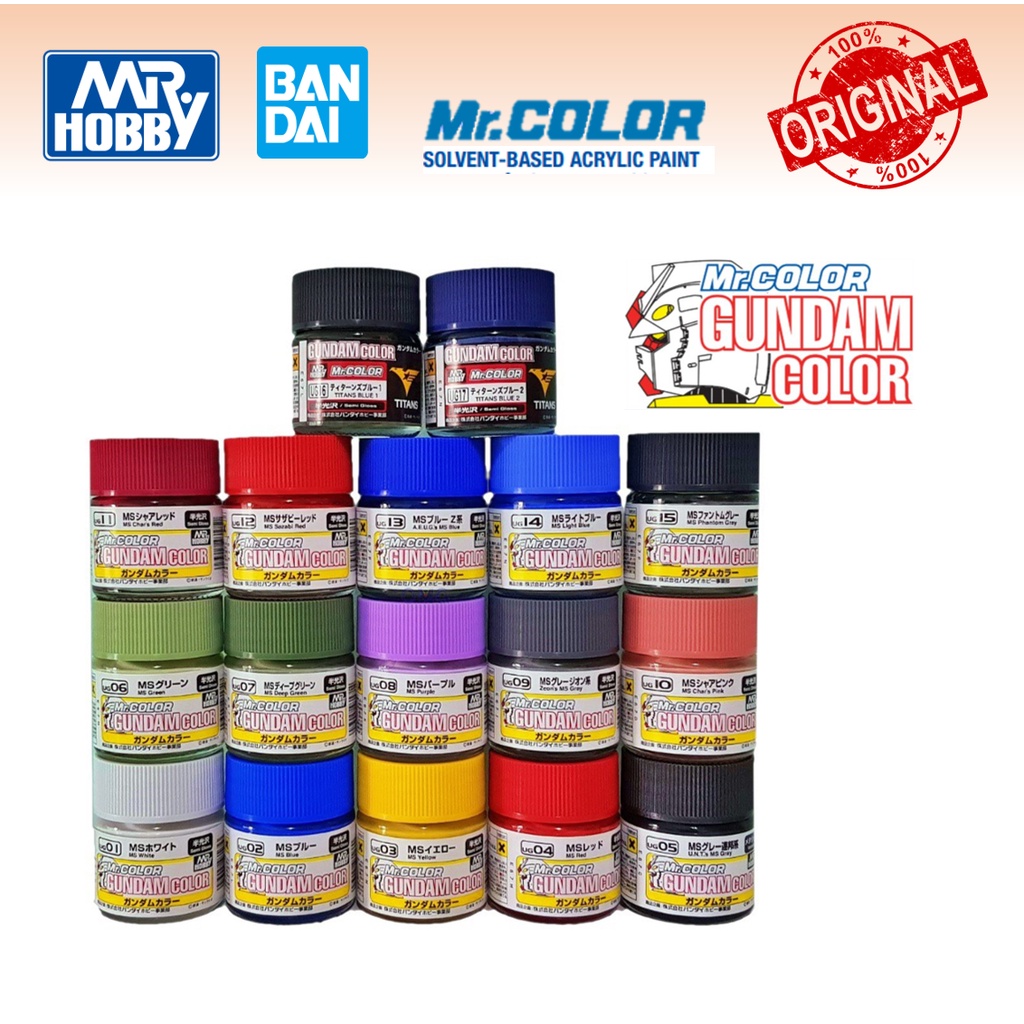 Mr Hobby Mr Color Gundam Color UG Gundam Color Metallic Semi Gloss ...