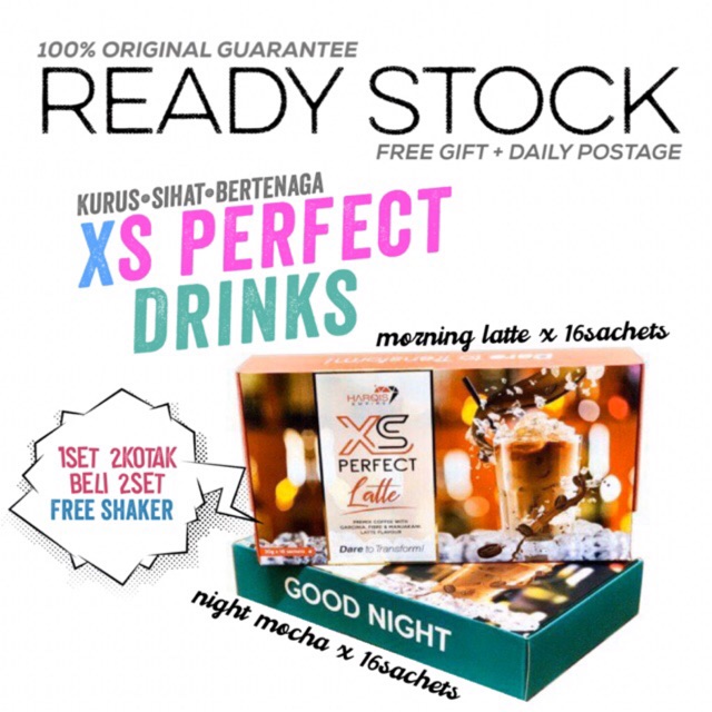 XS PERFECT DRINK FREE SHAKER [ORIGINAL HQ] | Shopee Malaysia