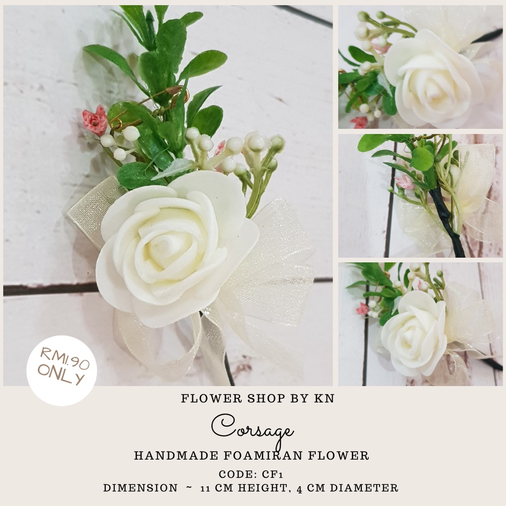 Corsage / Bunga Penanggah / Bunga Dada | Shopee Malaysia