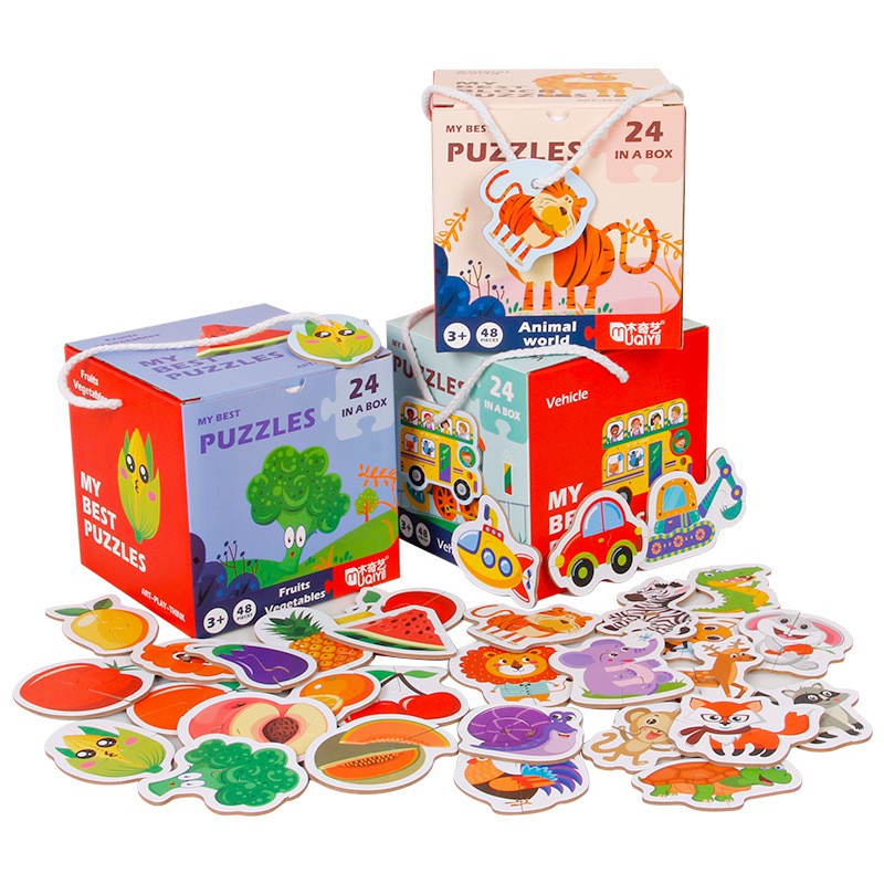 KIDZ - My Best Puzzles 24 Patterns In A Box | Shopee Malaysia