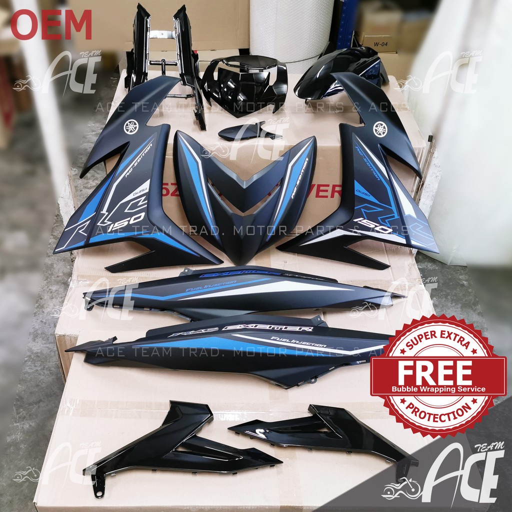 Coverset Y15 V1 V2 Exciter RC150 2019 Yamaha Ysuku Y15V1 Y15V2 Cover Set Exciter RC SMX 2019 ...