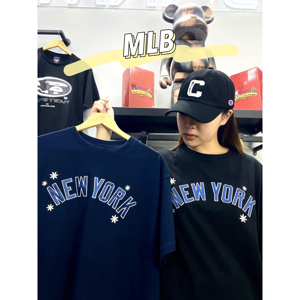 MLB LIMITED EMBROIDERY LOGO TEE | Shopee Malaysia