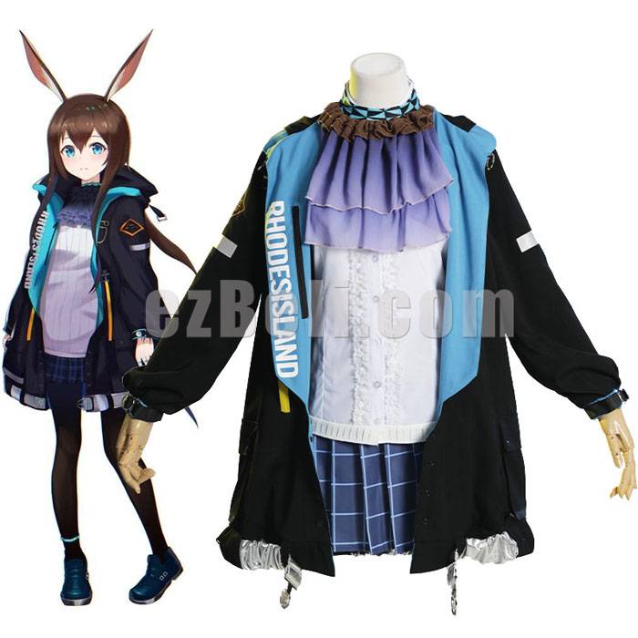 Game Arknights Amiya Cosplay Costume Outfit Uniform Jacket | Shopee ...