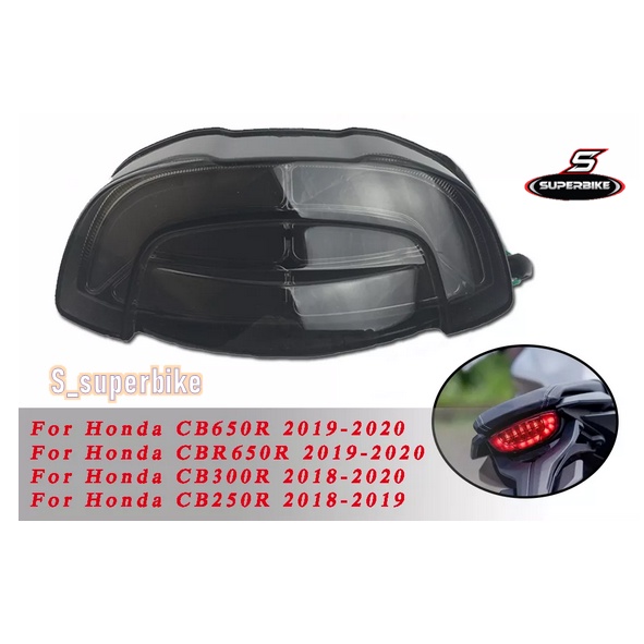 LED Rear Tail Brake Light Turn Signal Integrated Back Lamp For CB650R ...