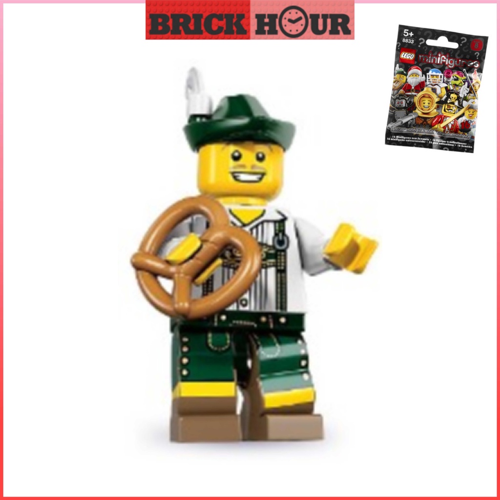8833 -3 LEGO Minifigure Series 8 - Lederhosen Guy (MISP) | Shopee Malaysia