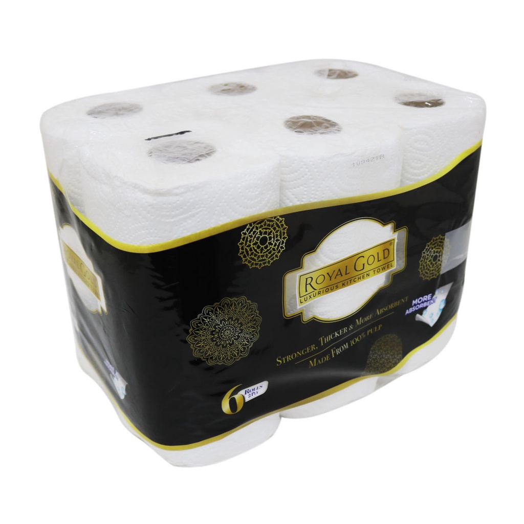 PREMIER / ROYAL GOLD | Kitchen Towel 2 Rolls (120sheets) / 6 Rolls (360 ...