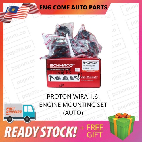 ENGINE MOUNTING SCHMACO PROTON WIRA 1.6 (SPT-A4005-KIT) (SPT-M4020-KIT ...