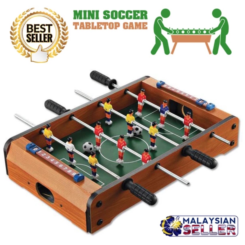 TABLETOP FOOSBALL - Mini Soccer Table Game | Shopee Malaysia