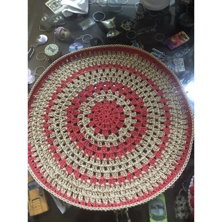 Crochet Plate Mat / Alas Pinggan atau Cawan Kait | Shopee Malaysia
