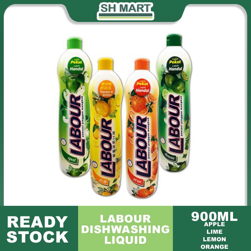 Labour Dishwash Liquid 900ml | Shopee Malaysia