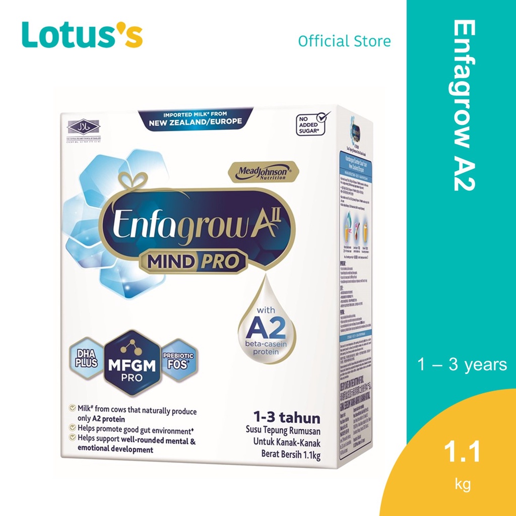 Enfagrow AII A2 MindPro Step 3 1.1kg | Shopee Malaysia