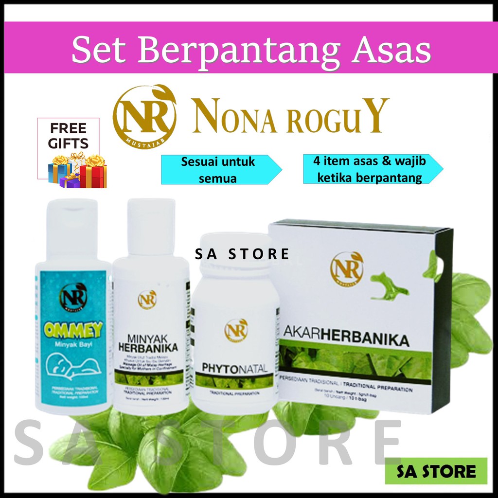 NONA ROGUY: MINI SET/ produk berpantang/ set bersalin | Shopee Malaysia