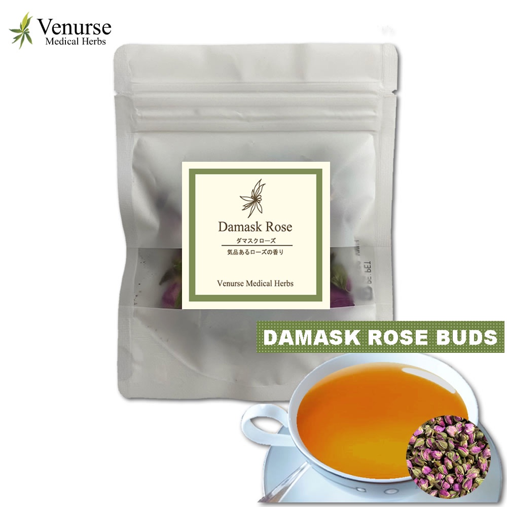 Venurse Damask Rose tea 10g buds (Manufactured and shipped in Japan ...
